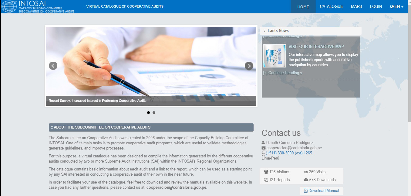 INTOSAI Cooperative Audits Virtual Catalog Now Available - INTOSAI Journal