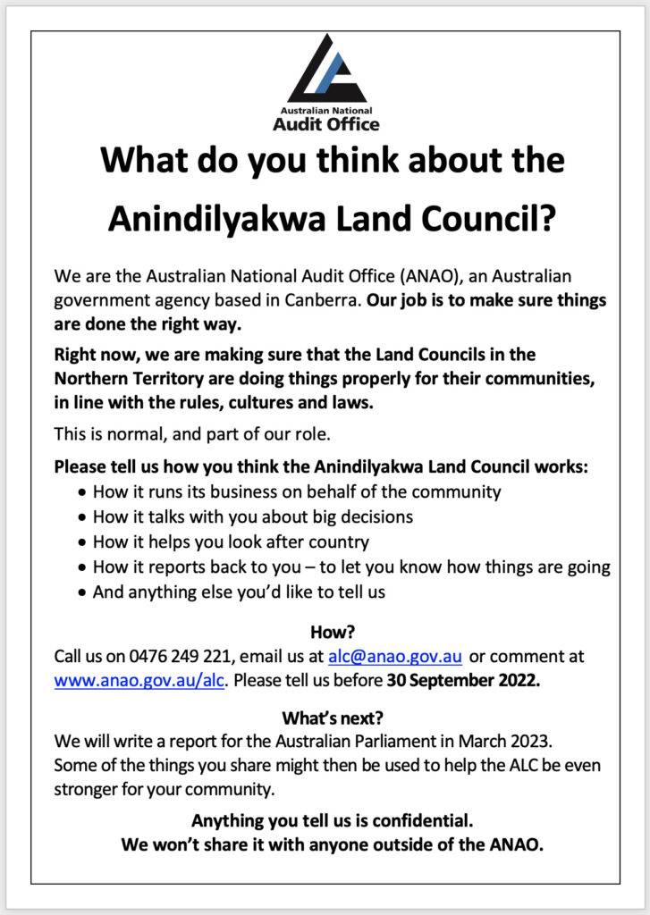 Civil Society Participation in Audit – the Australian National Audit ...