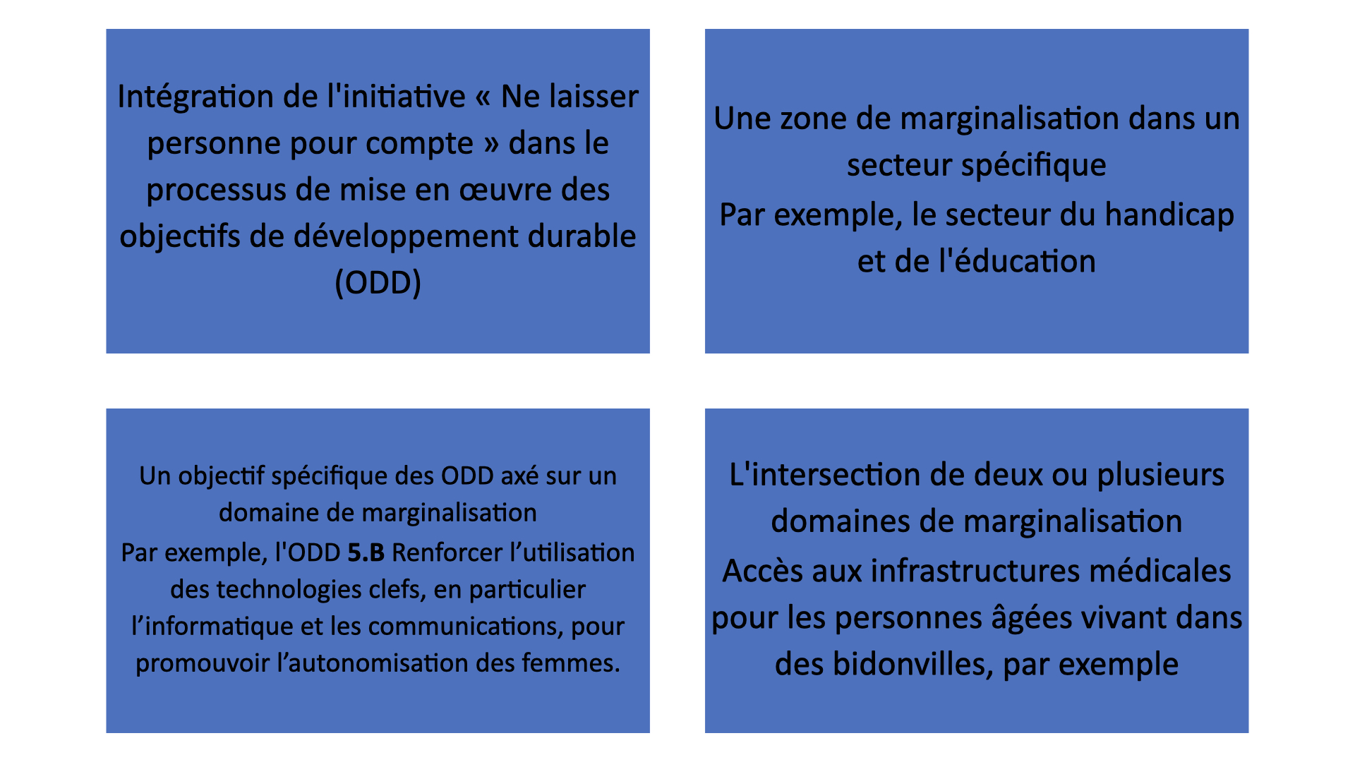Comment les gouvernements s'assurent-ils que personne n'est laissé pour ...